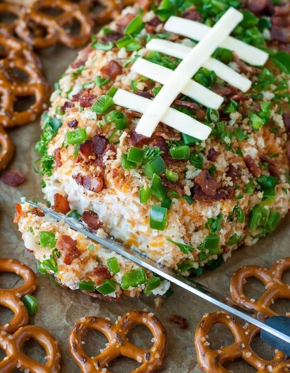 Jalapeno Popper Cheese Football | Milk For Health