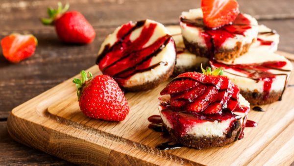 One-Bite Mini Cheesecakes | Milk For Health